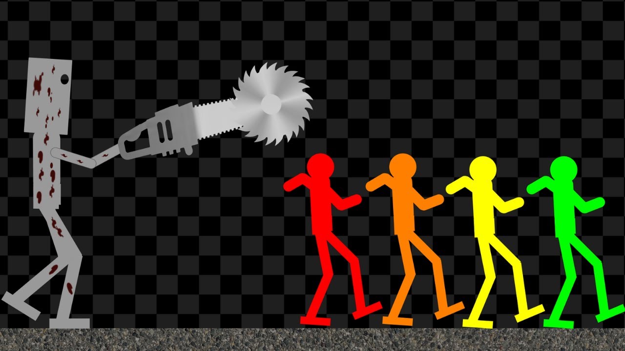 Survival Stickman Race - Run From Dr. Salvador - YouTube