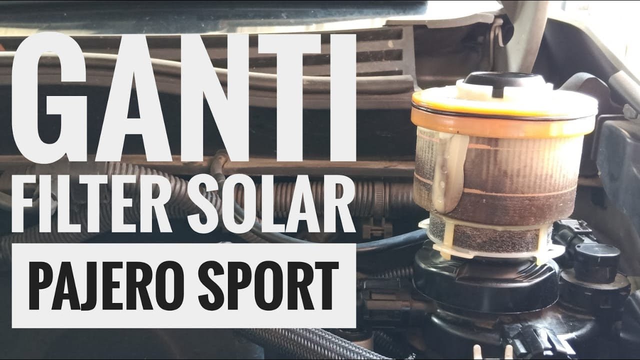 Ganti Filter Solar Mitsubishi Pajero Sport GLX 4x4 2016 - YouTube