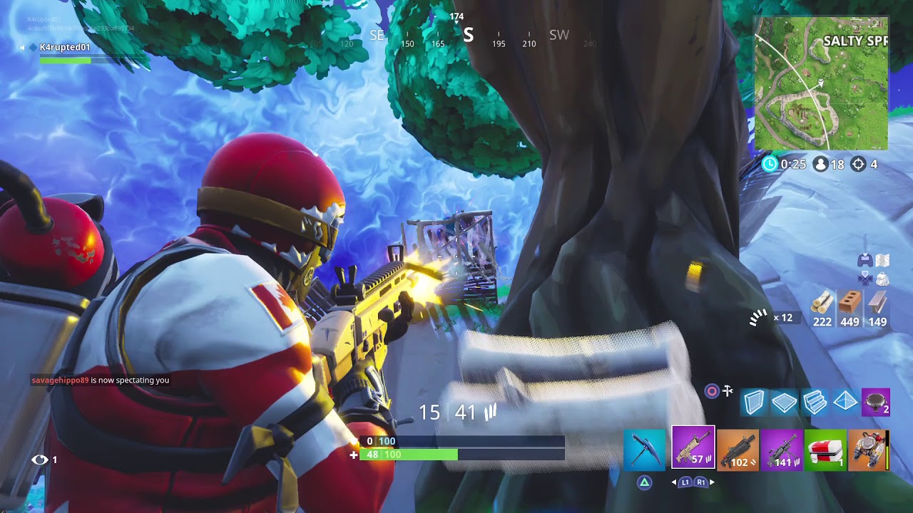 Fortnite- Teaming up in solo..... - YouTube