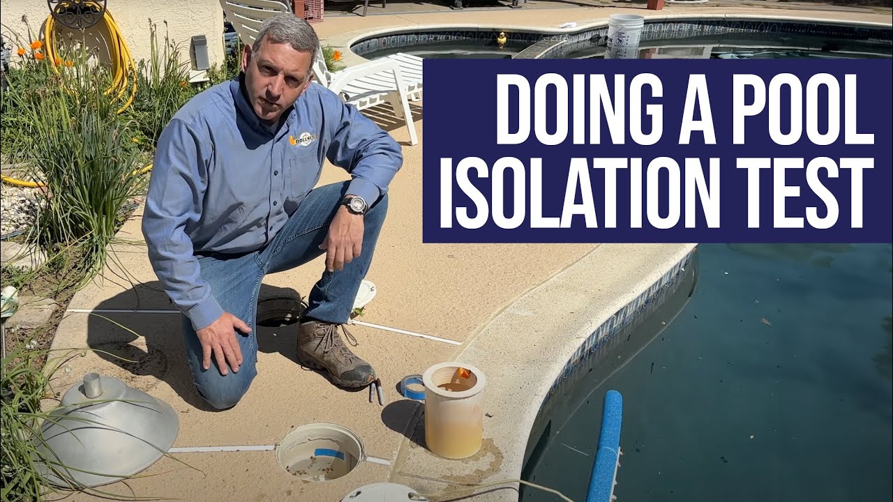 DIY Isolation Test to See If It's Your Spa or Pool Leaking - YouTube