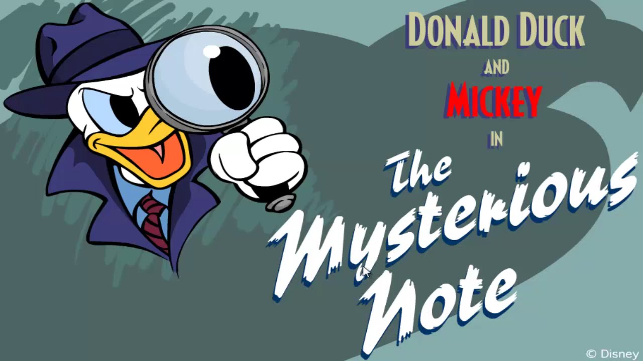 Donald Duck and Mickey in the Mysterious Note - Donald Duck Comic Games ...