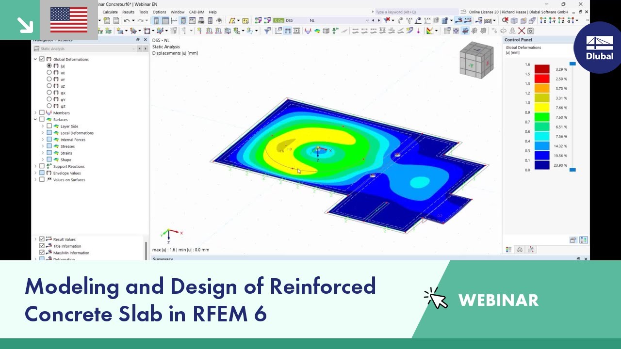 Webinar | Modeling and Design of Reinforced Concrete Slab in RFEM 6 ...