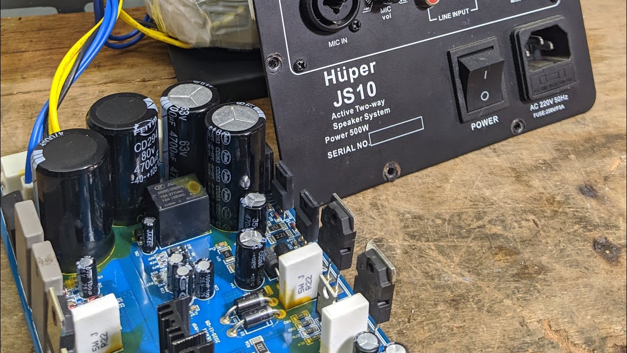 Huper JS 10 tidak ada suara led Power nyala - YouTube