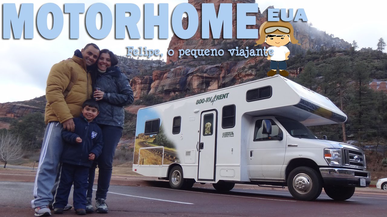 Viagem de Motorhome pelos EUA | Felipe, o pequeno viajante - YouTube