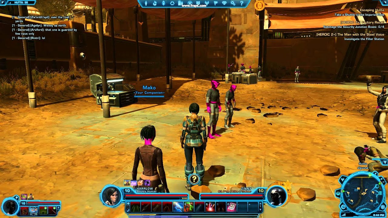 I accidentally unlocked zeltron mode in swtor - YouTube