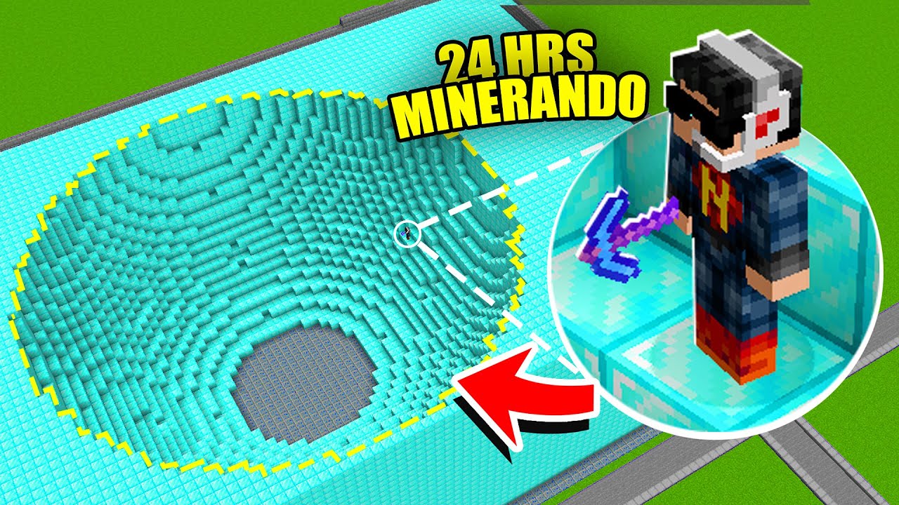 ⭐Minecraft : 24 Horas minerando com booster! - YouTube