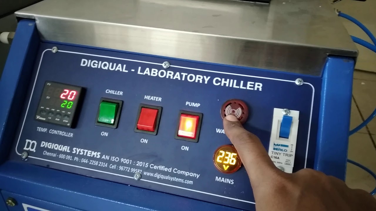 Lab Chiller , Heating & Cooling Water Bath - YouTube