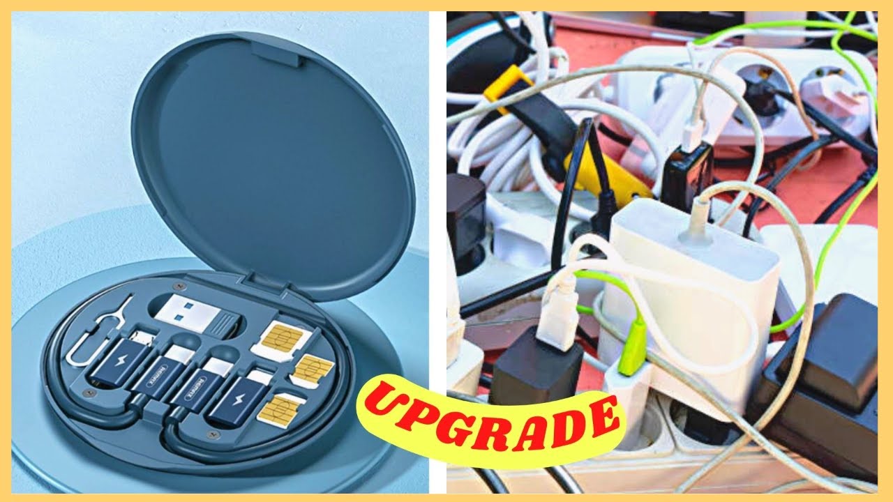 USB Adapter Cable 5 IN 1 Storage Box Multi-Functional - YouTube