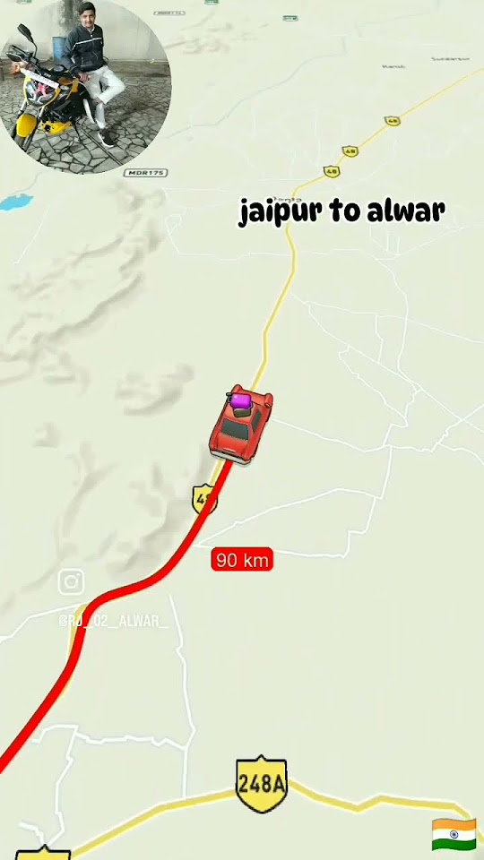 jaipur to alwar short ride on the way #reels #tiktok #trend - YouTube