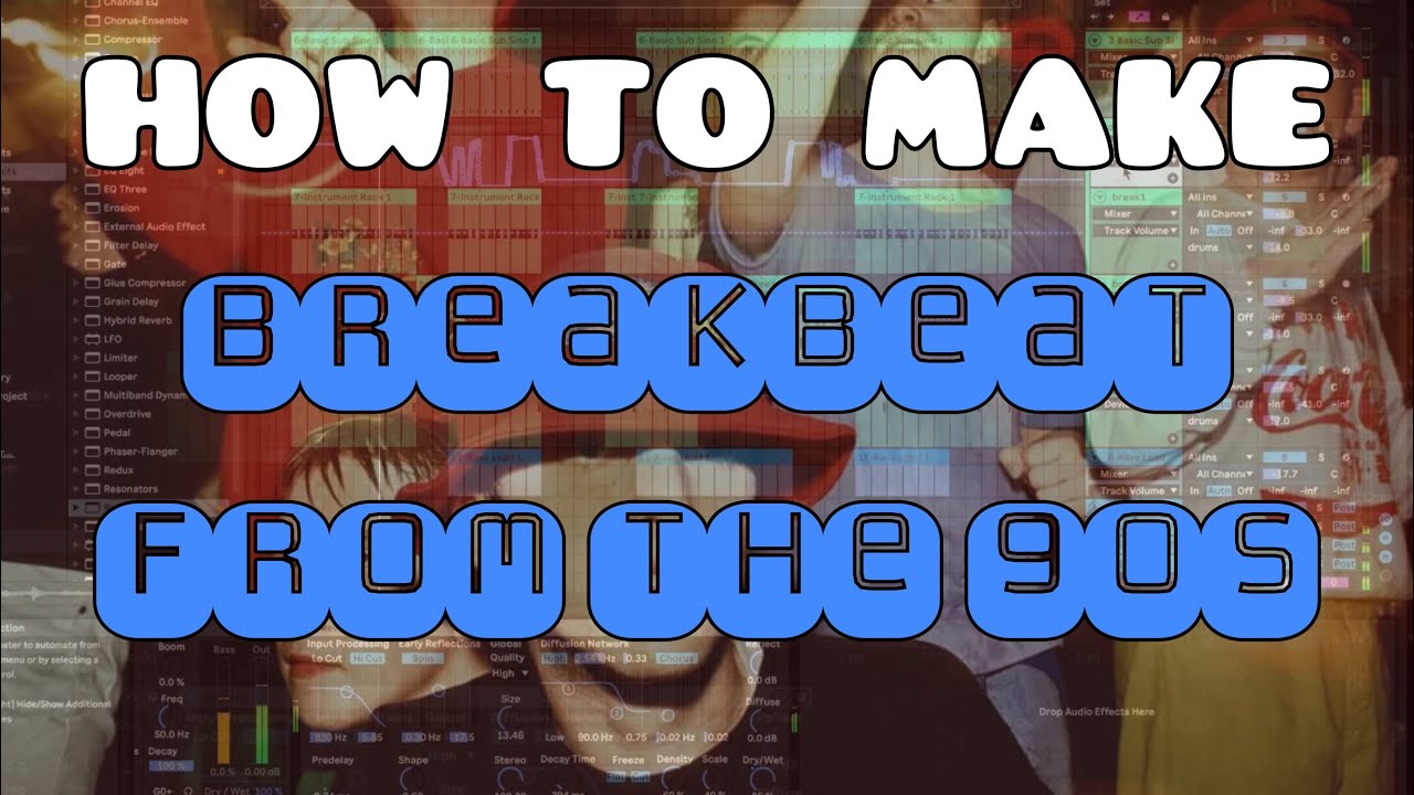 how to make breakbeat rave music from the 90s - YouTube