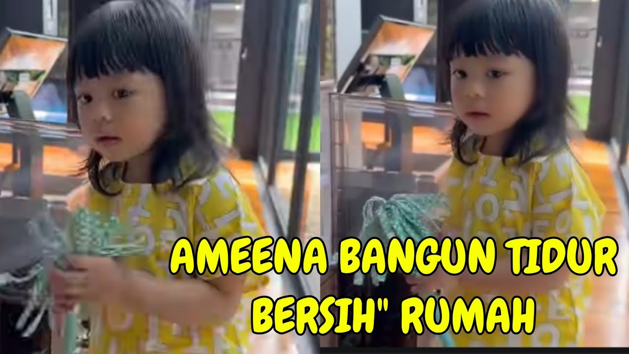 AMEENA BANGUN TIDUR BERSIH" RUMAH SAMA AZURA - YouTube