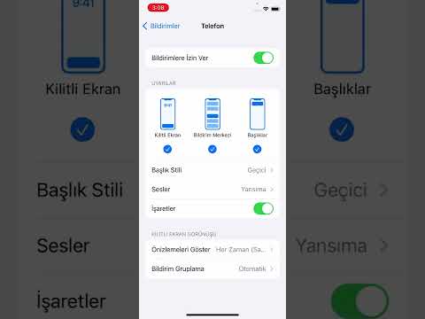 iPhone Telefonlarda Kilit Ekranı Bildirim Gizleme Nasıl Yapılır
