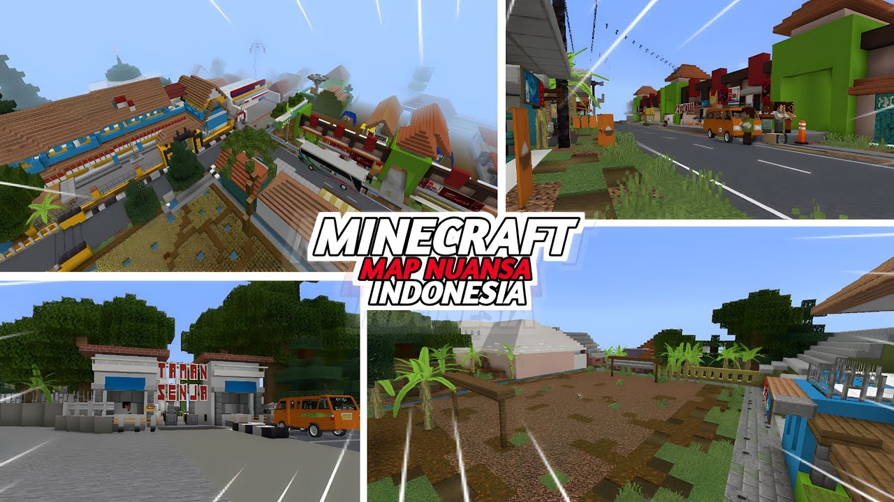 MAP NUANSA INDONESIA, MINECRAFT buatan ku sendiri!! Link di deskripsi ...
