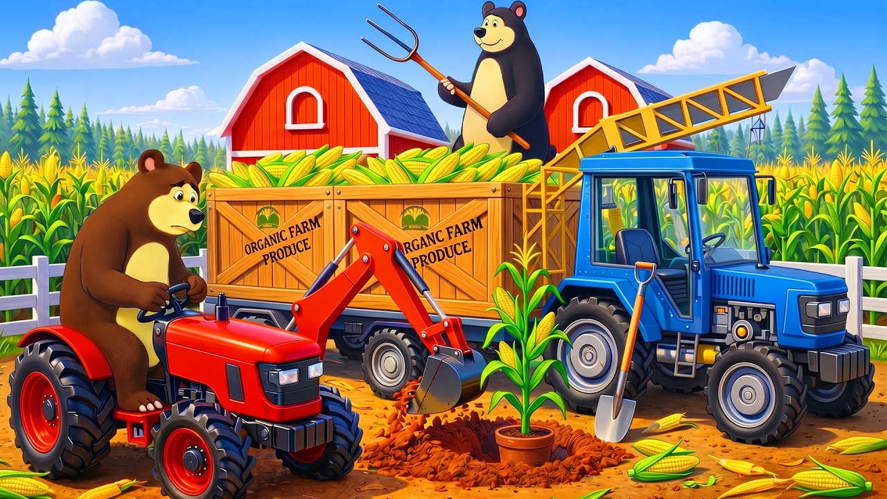 Farmer Hardworking: Tractor Upgrade to Corn Harvester 🚜🌽 | Real Farm ...