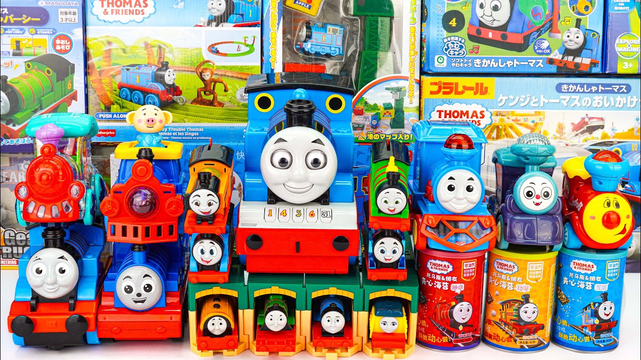 Thomas and Friends Toy Unboxing ASMR | TOMY Plarail Thomas Play Engine ...