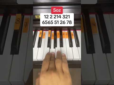 Soz | Piano Tutorial #piano #pianolessons #pianolession #pianolessonsonline #music #pianotuning