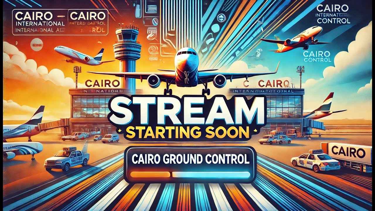 MSFS Live | Vatsim | Cairo ATC with Tower View - YouTube