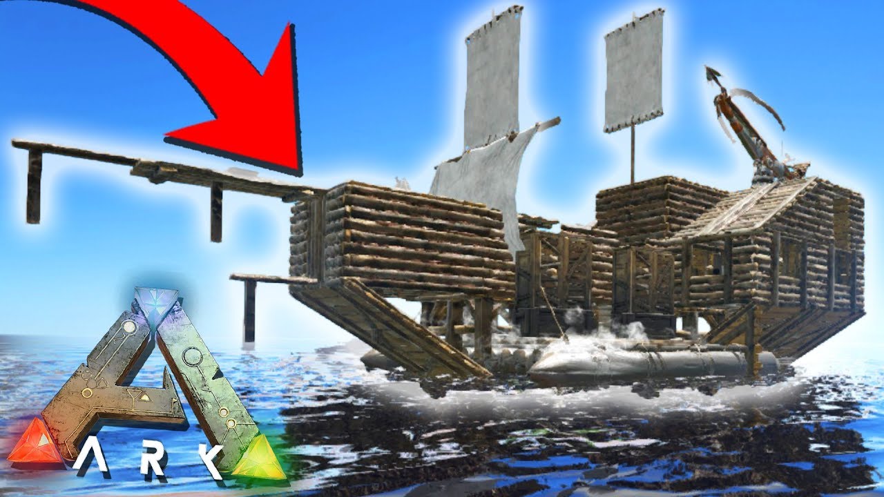 BUILDING AN AMAZING BOAT?! - MEGA MODDED ARK #3 - YouTube