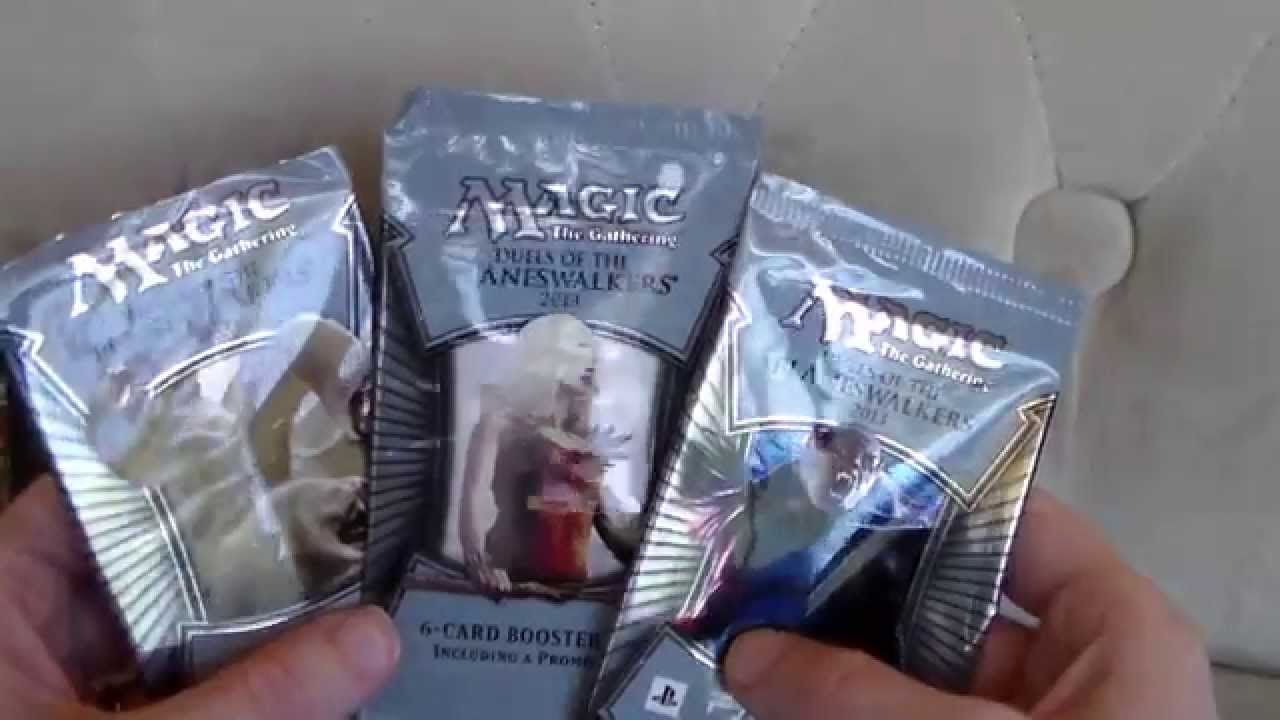 Unboxing 3 Duels of the Planeswalkers 2013 Promo Booster Packs - Magic ...