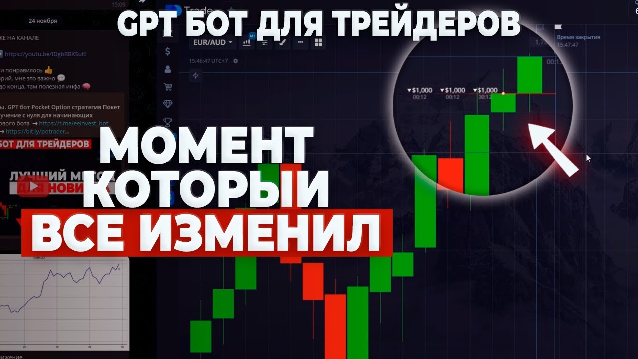 Бинарные опционы. GPT бот Pocket Option стратегия Покет Опшн трейдинг ...