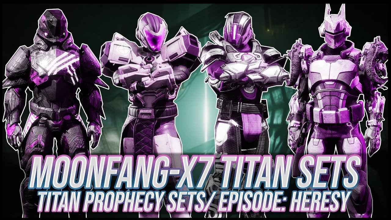 Destiny 2: Prophesy Dungeon Titan Sets! | Episode: Heresy - YouTube