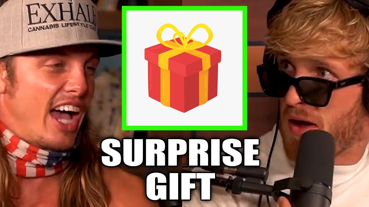 LOGAN PAUL RECEIVES A *SPECIAL GIFT* FROM RIDDLE... - YouTube