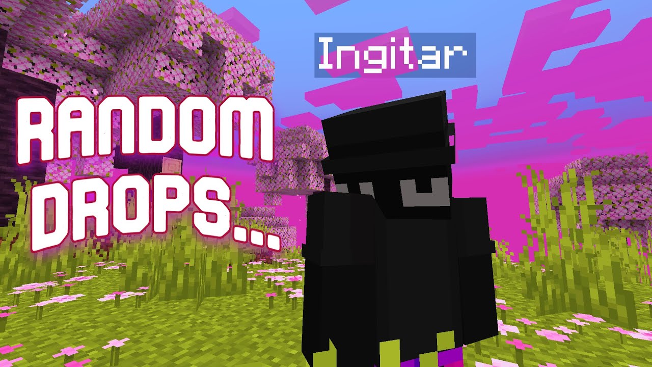 Surviving Minecraft With Completely Random Drops - YouTube