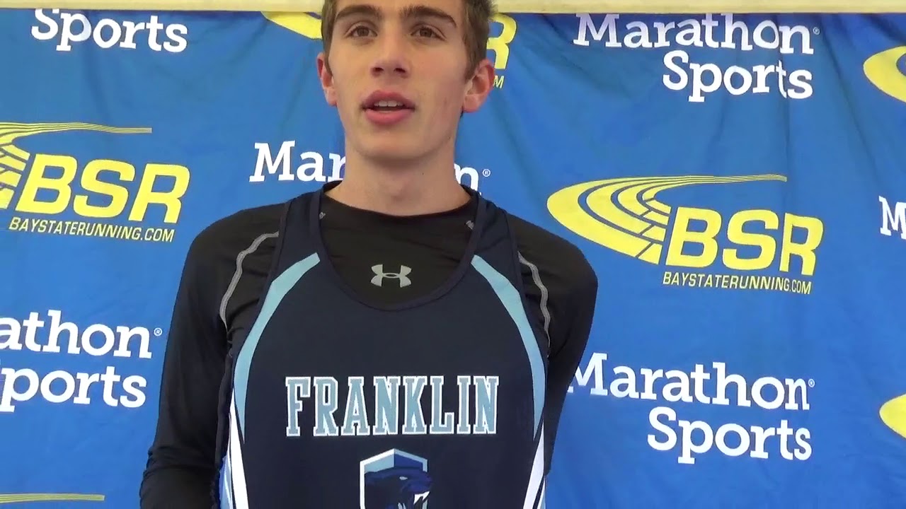 EMass D1: Franklin's Tyler Brogan breaks the tape - YouTube