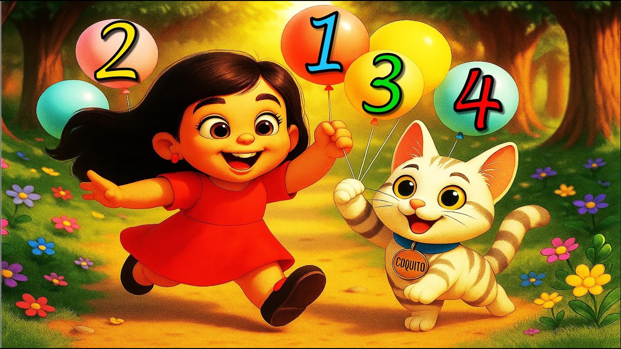 Count, Count Balloons up High! - Let's Sing! - Children Song - Kids ...