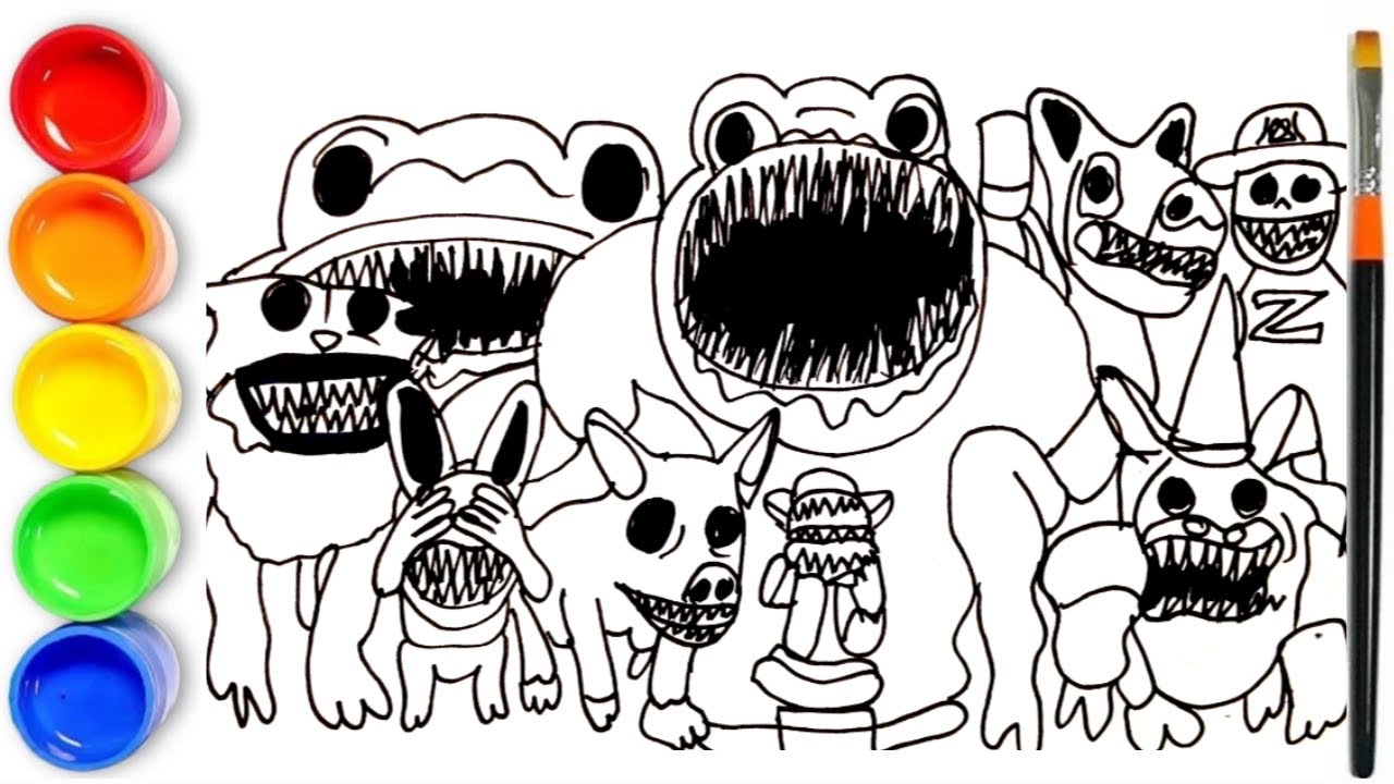 How to draw Zoonomaly | Zoonomaly Horror Game | Zoonomaly - YouTube