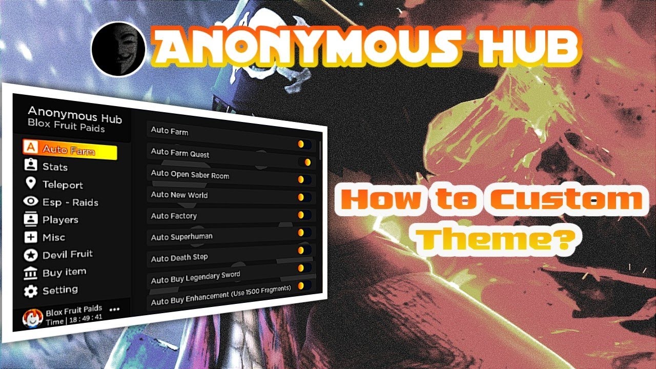 How To Custom Theme Script Anonymous Hub Buyer YouTube How To Custom Theme Script Anonymous Hub Buyer YouTube
