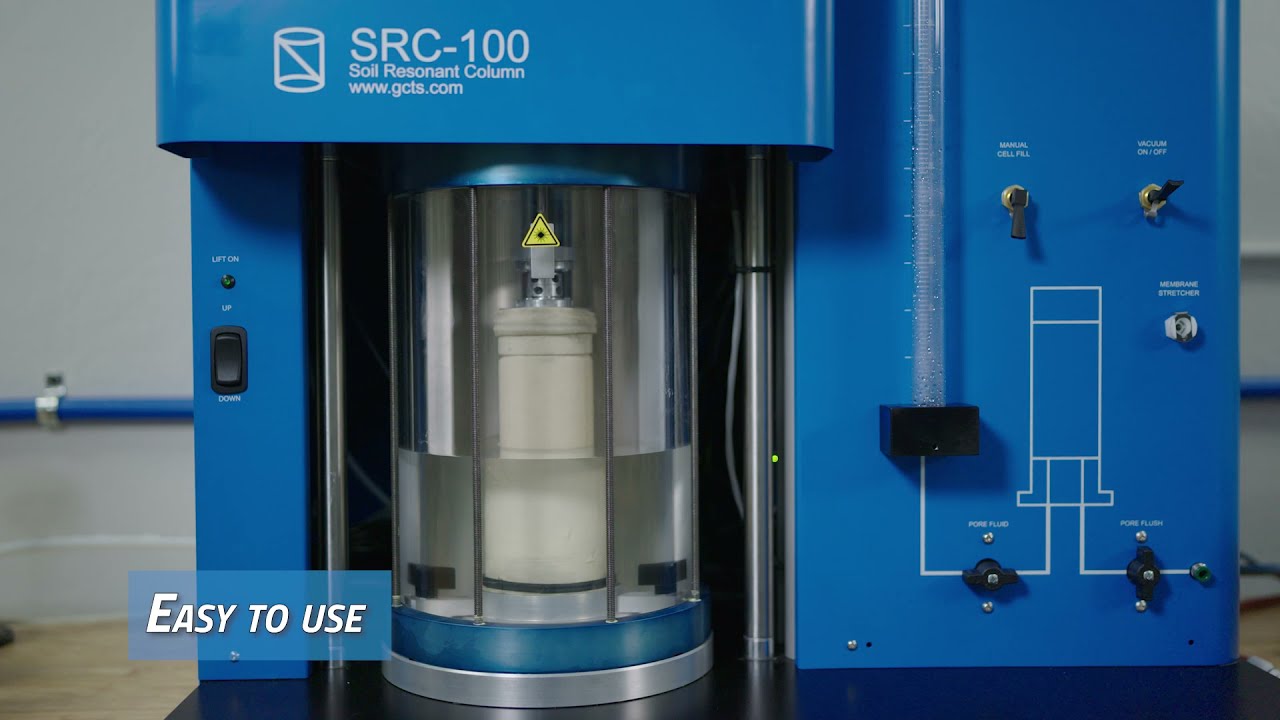 GCTS New Automated Resonant Column & Dynamic Triaxial Device SRC-100 ...