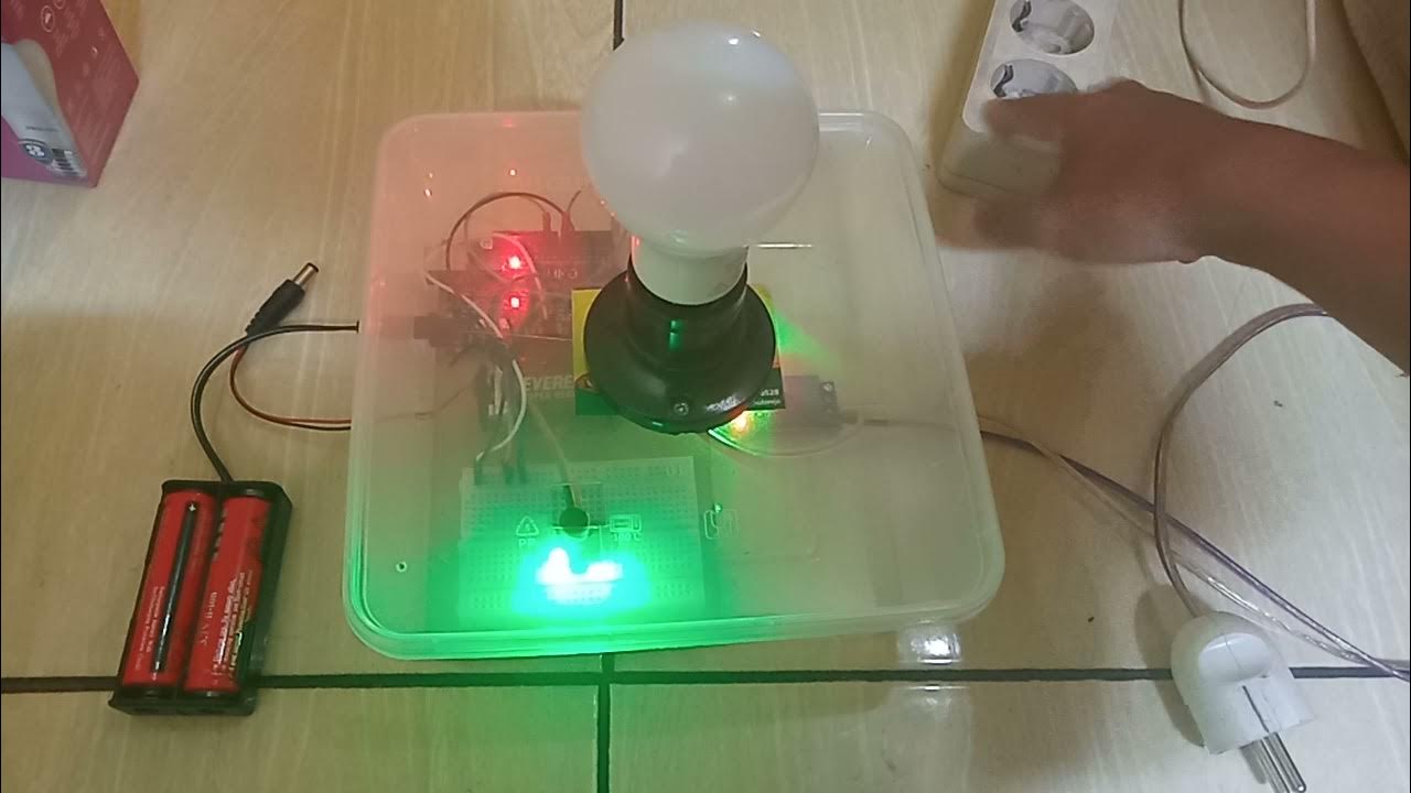 Lampu Otomatis Menggunakan Sensor Suara FC-04 - YouTube
