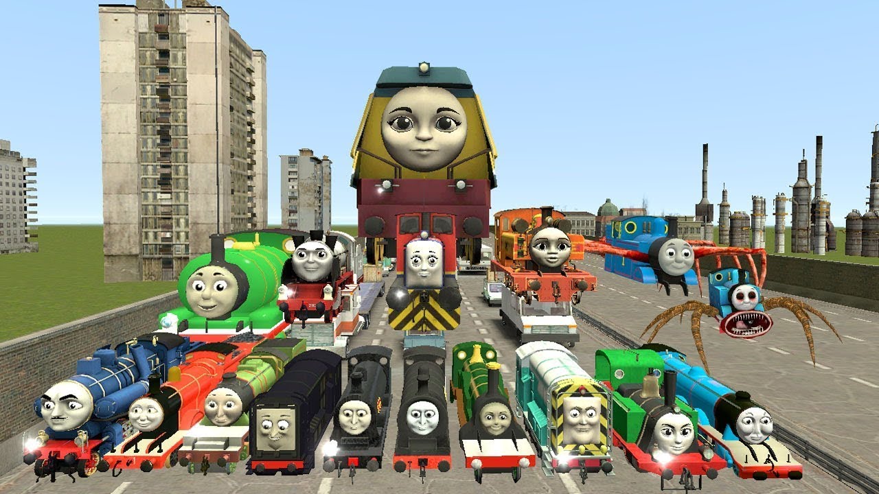 Destroy All New Thomas The Train And Friends Army in Railway - Garry's ...