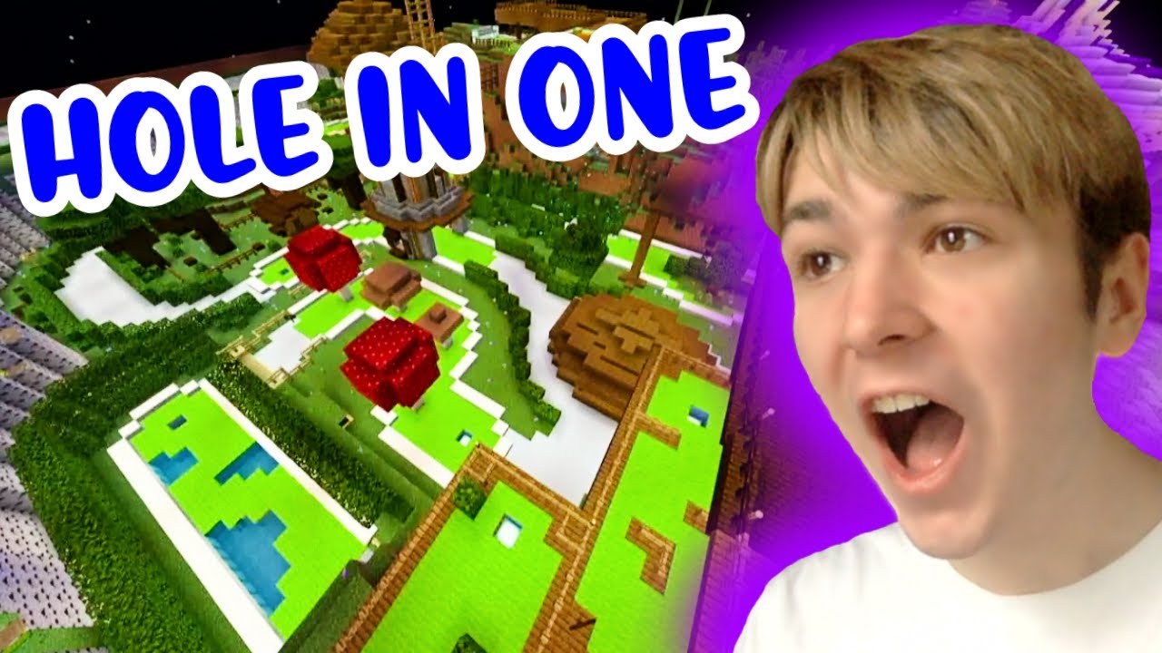 I Built a REAL Mini Golf Course in MINECRAFT!! - YouTube