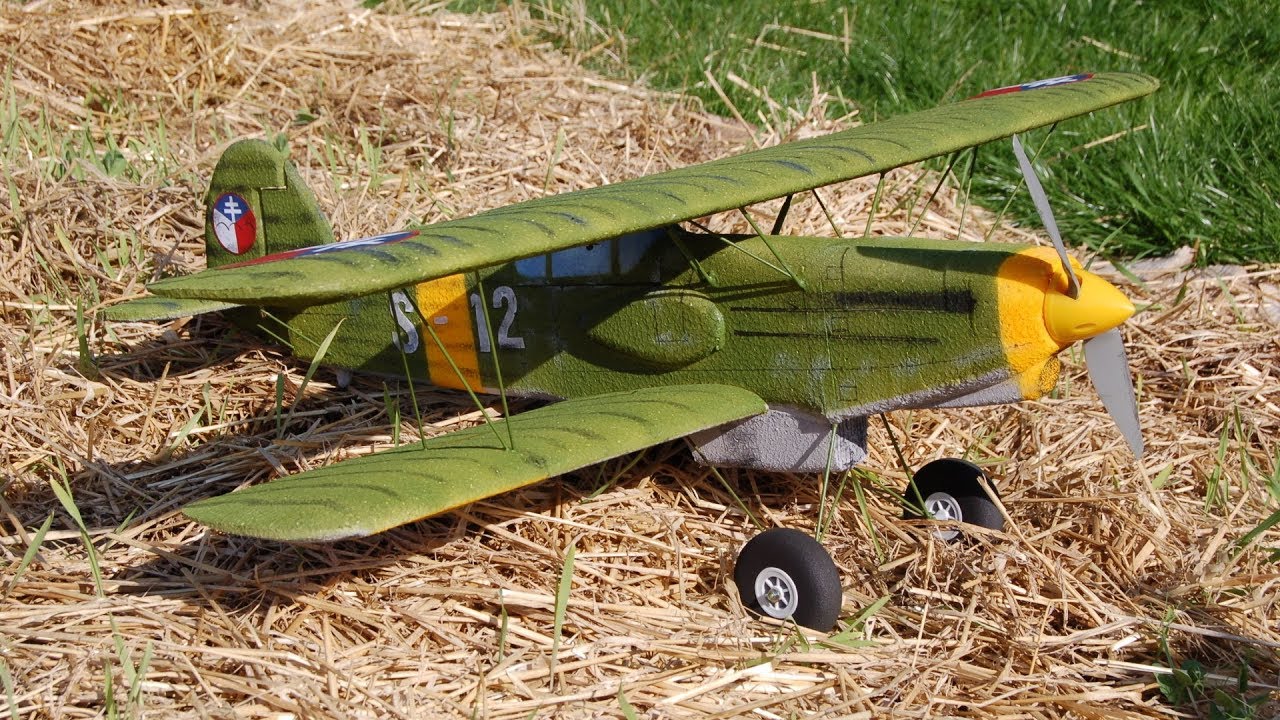 Avia B-534 RC EPP model - YouTube
