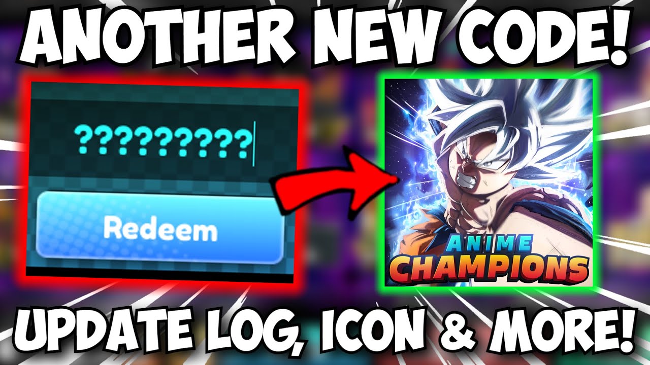 Another NEW CODE, UPDATE TIME + MORE! Anime Champions MUI Goku Update ...