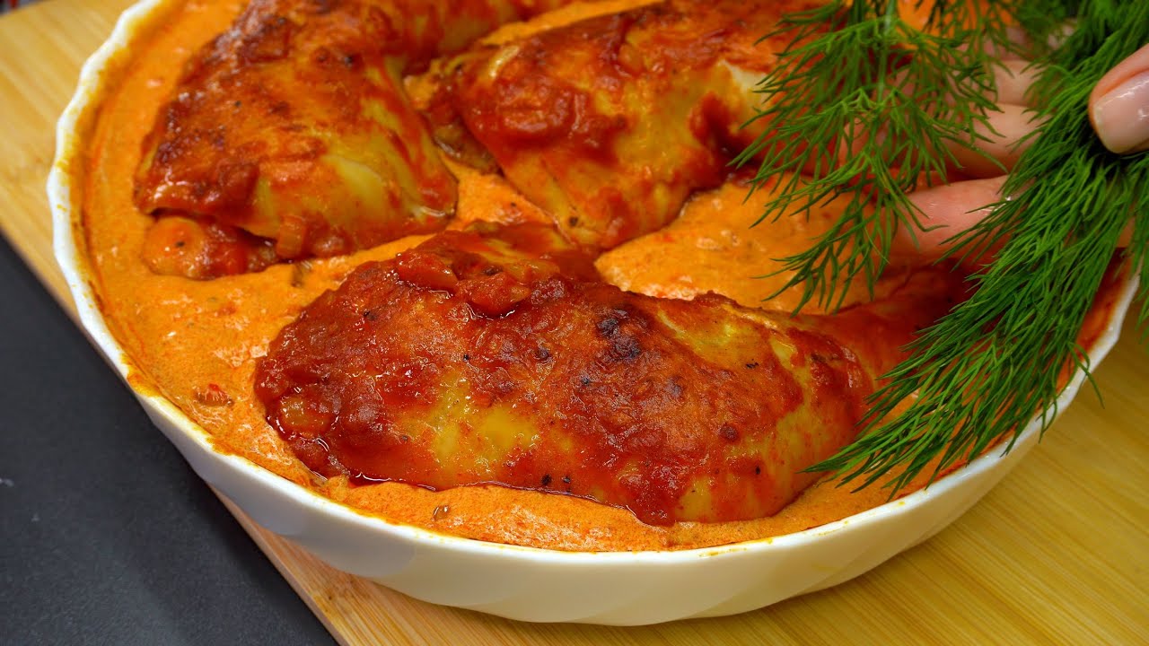 Ich habe noch nie so leckeres Hähnchen gegessen! Ungarisches Huhn Rezept! - YouTube