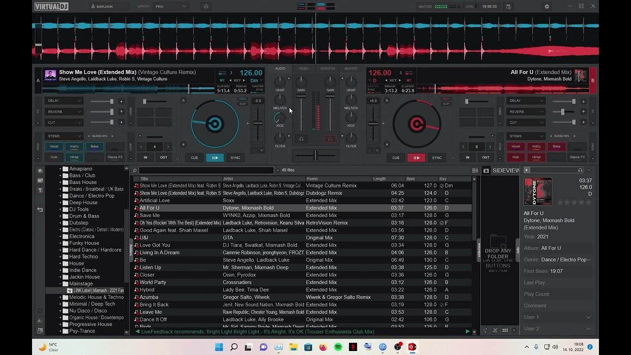 How To Mix with Virtual DJ (for total beginers - guide) - YouTube