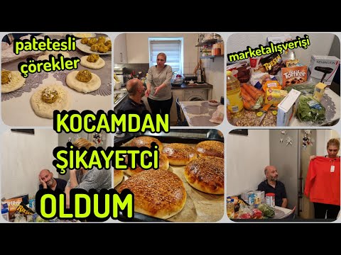 ‼️İTİRAF EDİYORUM 😤ALDİ &REWE🍫 MARKET ALIŞVERİŞİ|PASTANE USÜLÜ PATATESLİ ÇÖREK TARİFİ ❌GÜNLÜKVLOG