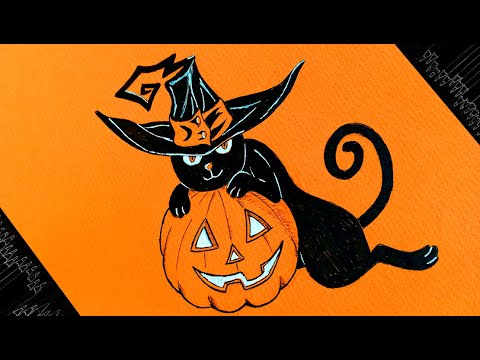 Drawing Blair (cat form) from Soul Eater | Halloween Party 2020 ...