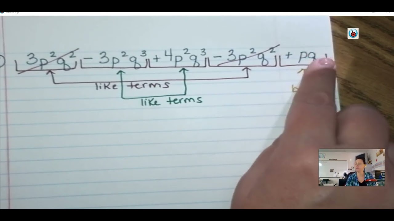 Lesson 17.1 (day 2) notes Understanding Polynomial Expressions - YouTube