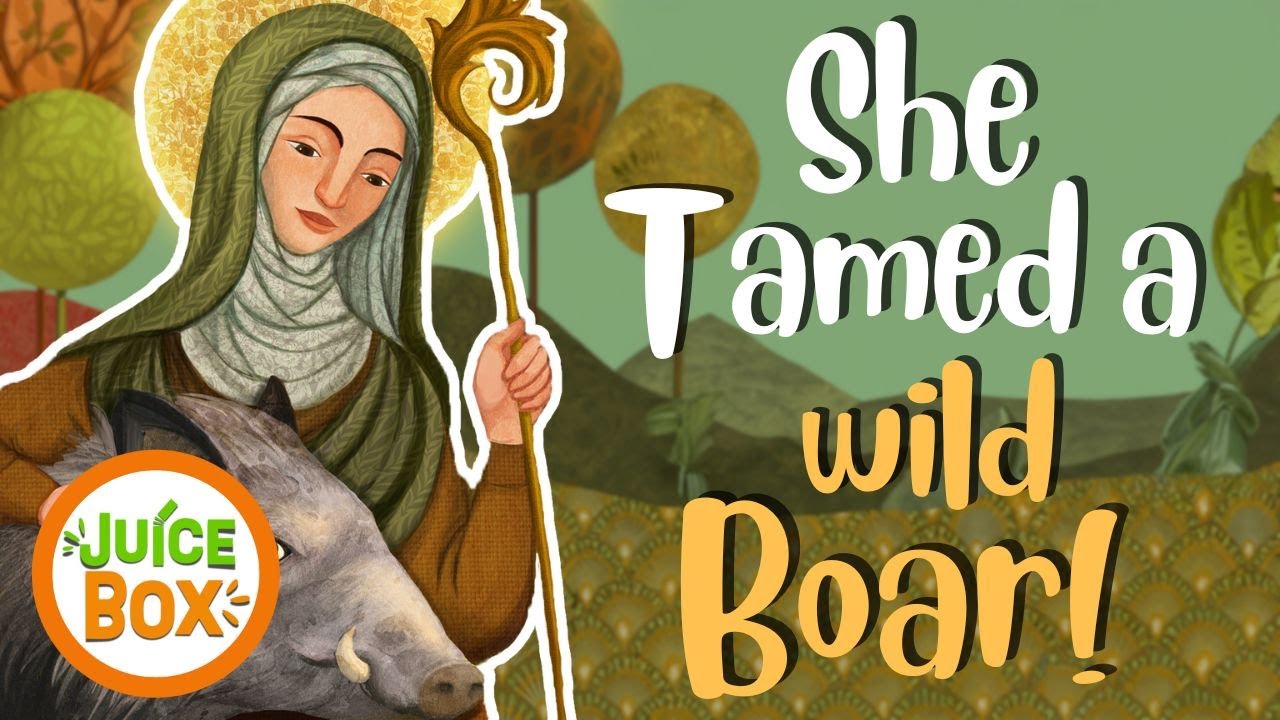 What's the story of St. Brigid? | Saintly Creatures Book - YouTube