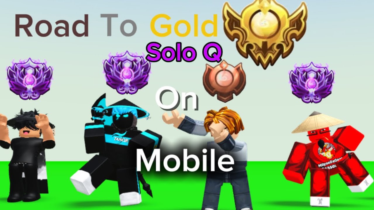 Road To Gold By Solo Q On Mobile S2 E4 *GETTING RP WITH MILO* (Roblox ...