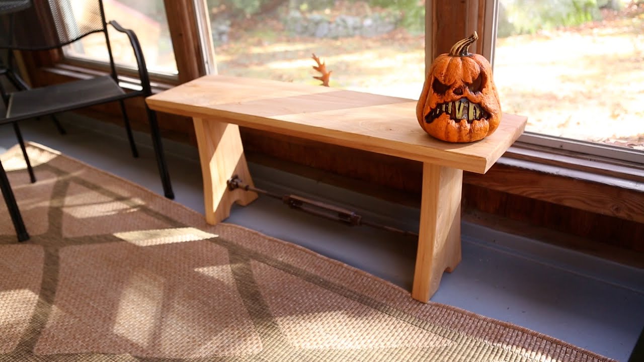 Build a Cypress Porch Bench - YouTube