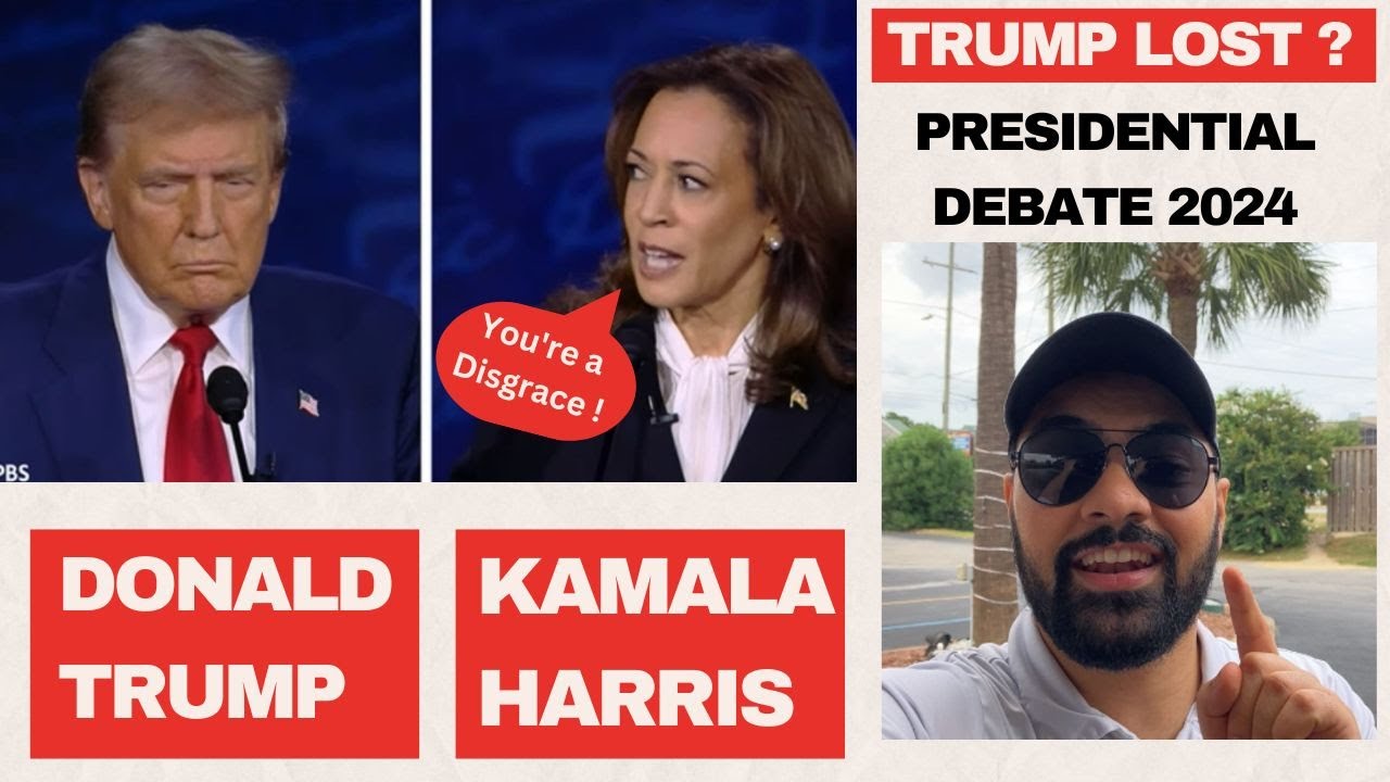 Kamala Harris vs Donald Trump Presidential debate 2024 | Trump Lost US ...