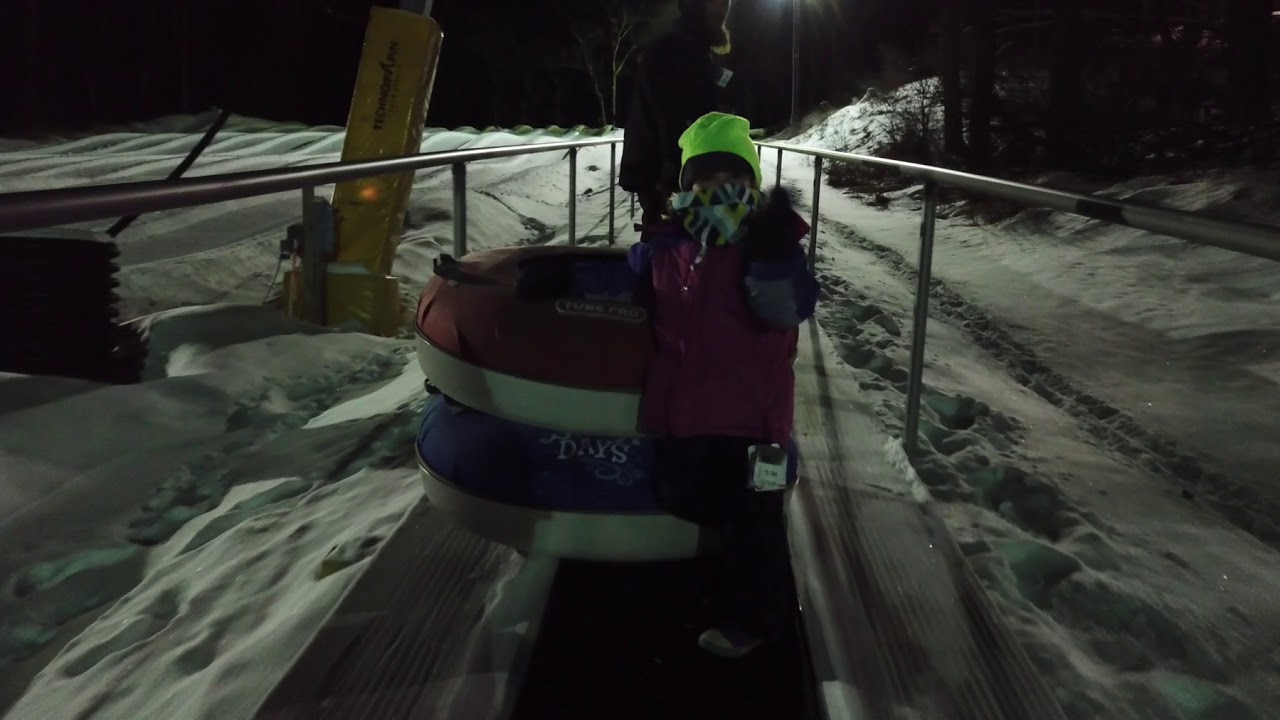 Night Time Tubing! - YouTube