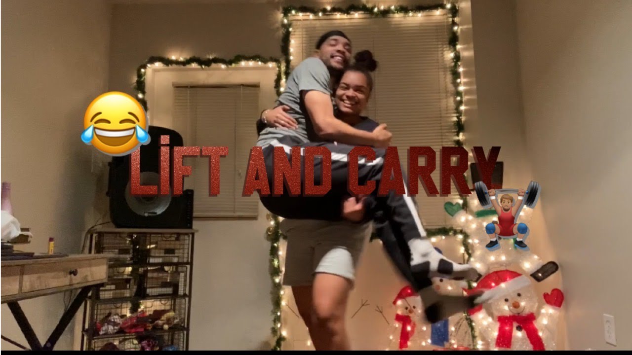 COUPLES LIFT AND CARRY CHALLENGE!!! - YouTube