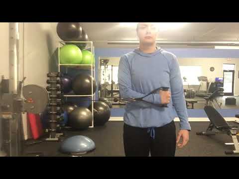 Cable Internal shoulder rotation