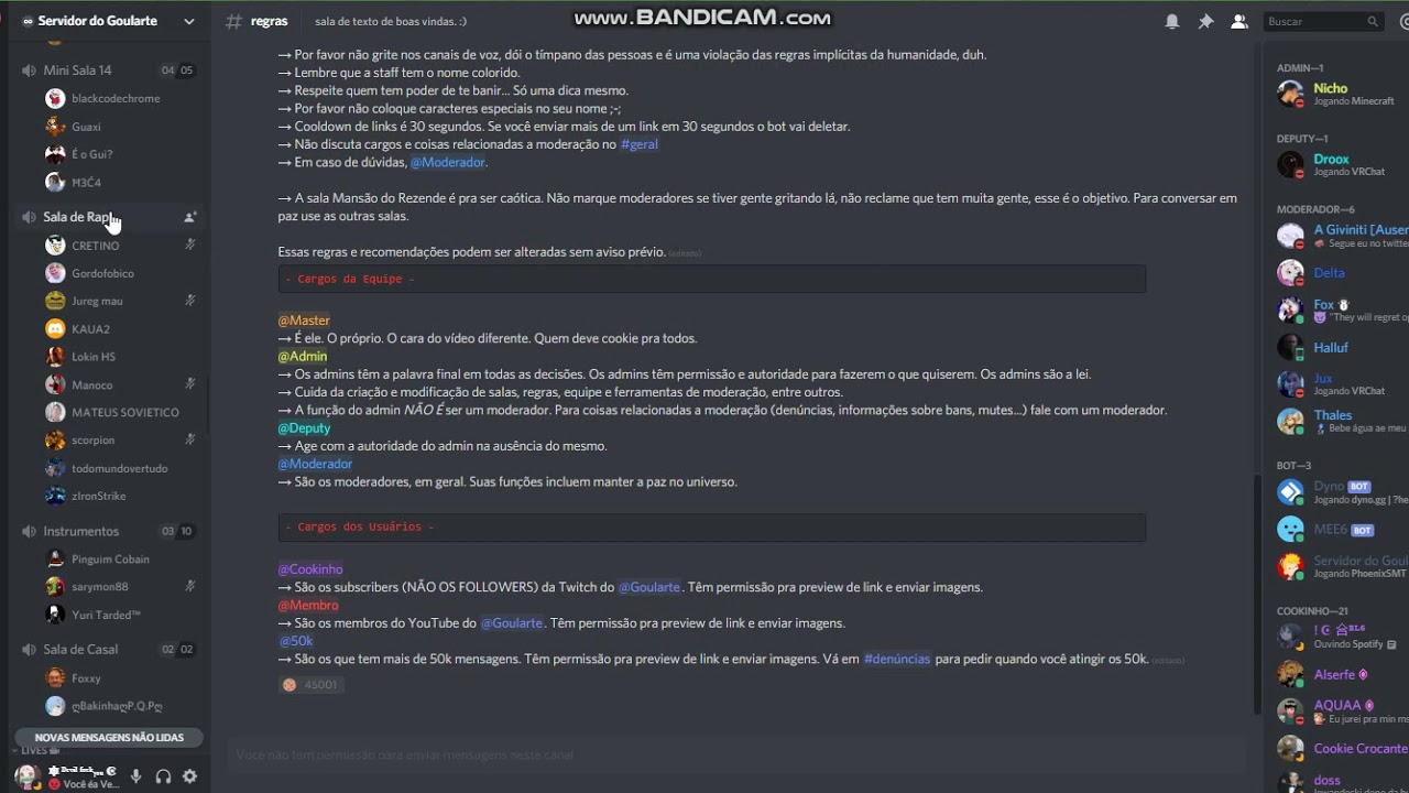 A sala De Rap do Discord - YouTube